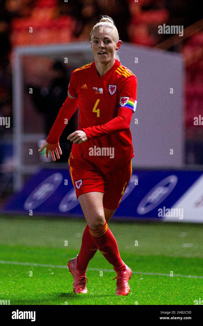Llanelli, UK. 26th Nov, 2021. Sophie Ingle of Wales in action. Wales v ...