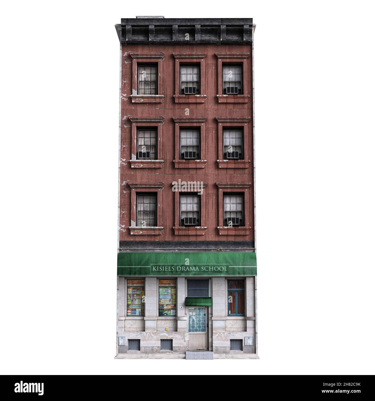 Tenement architecture Cut Out Stock Images & Pictures - Alamy