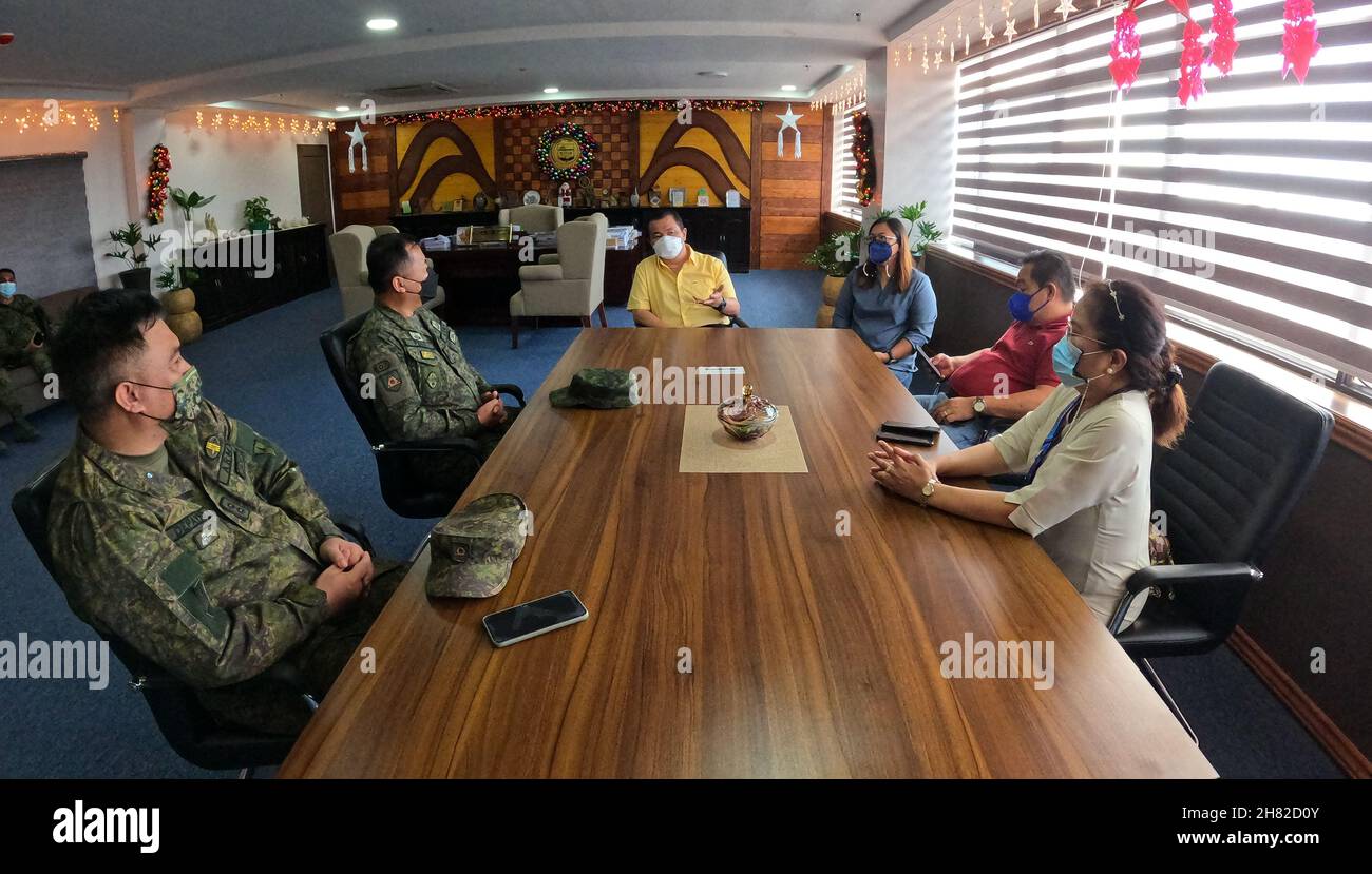 Tagbilaran, Bohol, Philippines. 22nd Nov, 2021. Brigadier General ...
