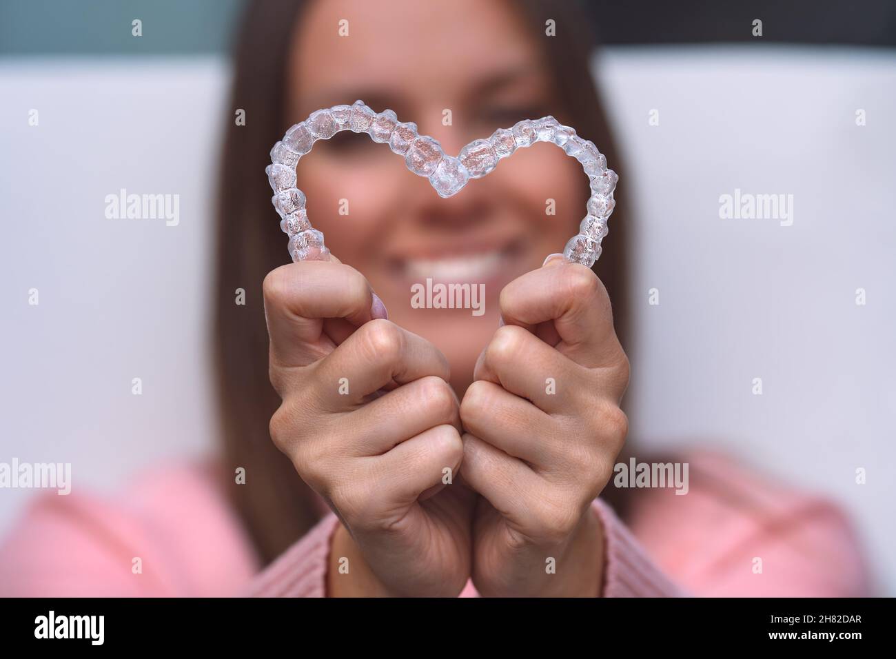Invisalign aligner hi-res stock photography and images - Alamy
