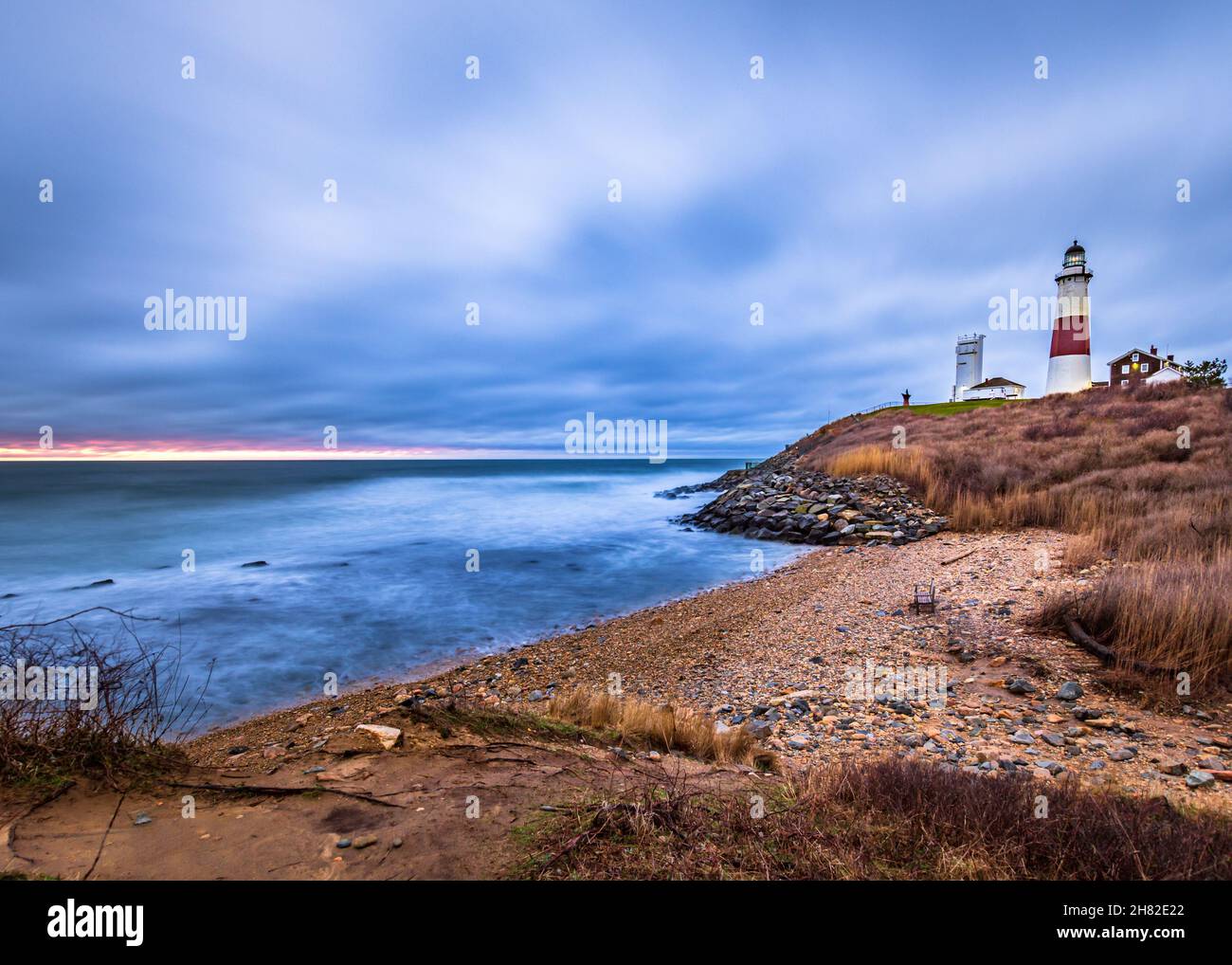 Montauk point lighthouse hi-res stock photography and images - Alamy