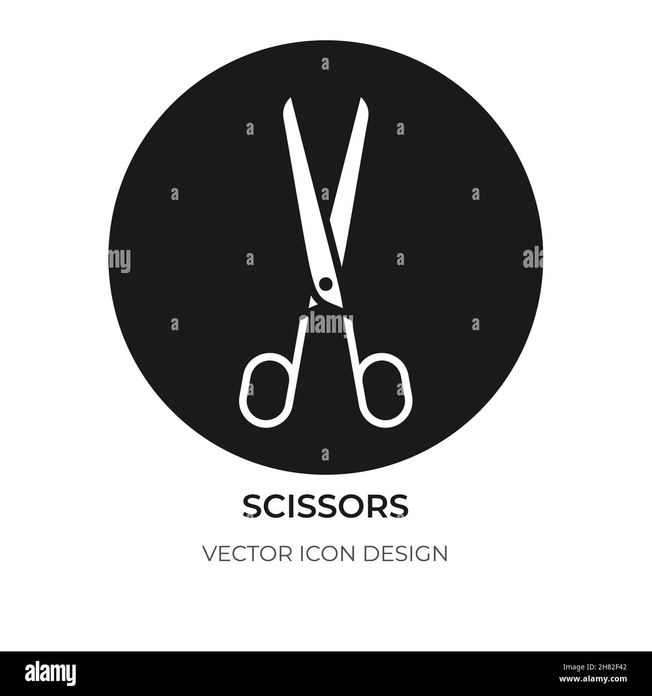 Hair Scissors Logo