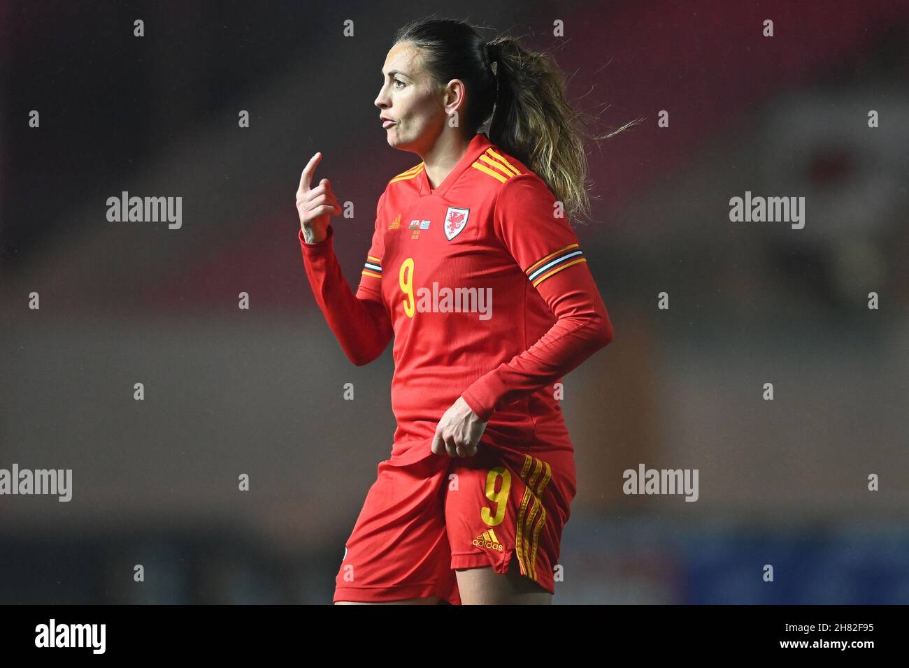 Kayleigh Green #9 of Wales Women Stock Photo - Alamy