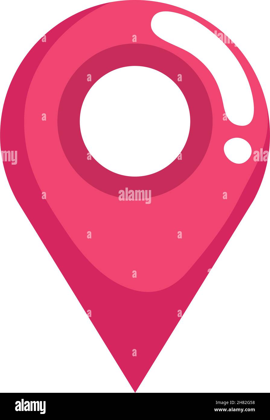 red pin location Stock Vector Image & Art - Alamy
