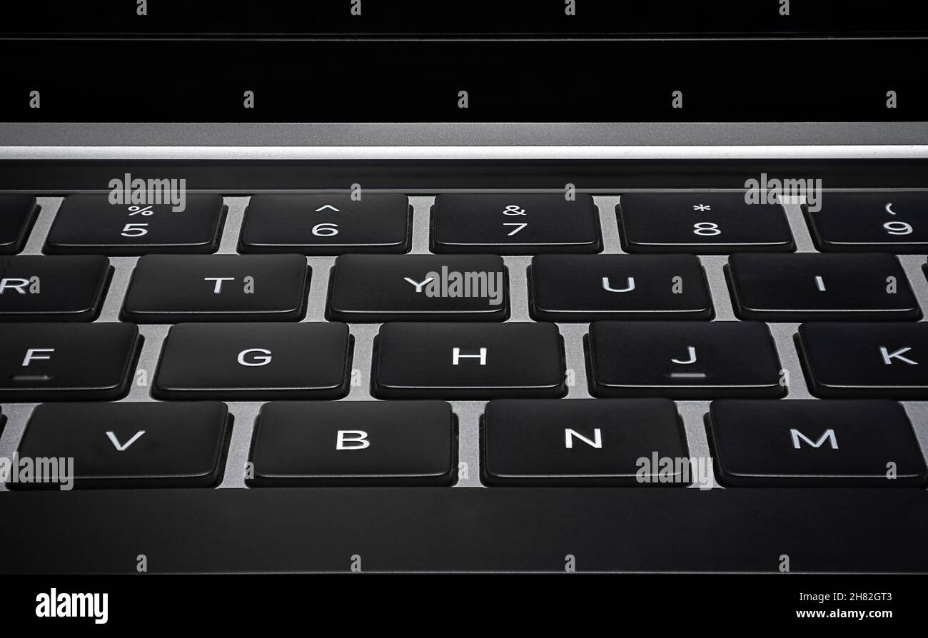 Computer laptop keyboard Stock Photo - Alamy