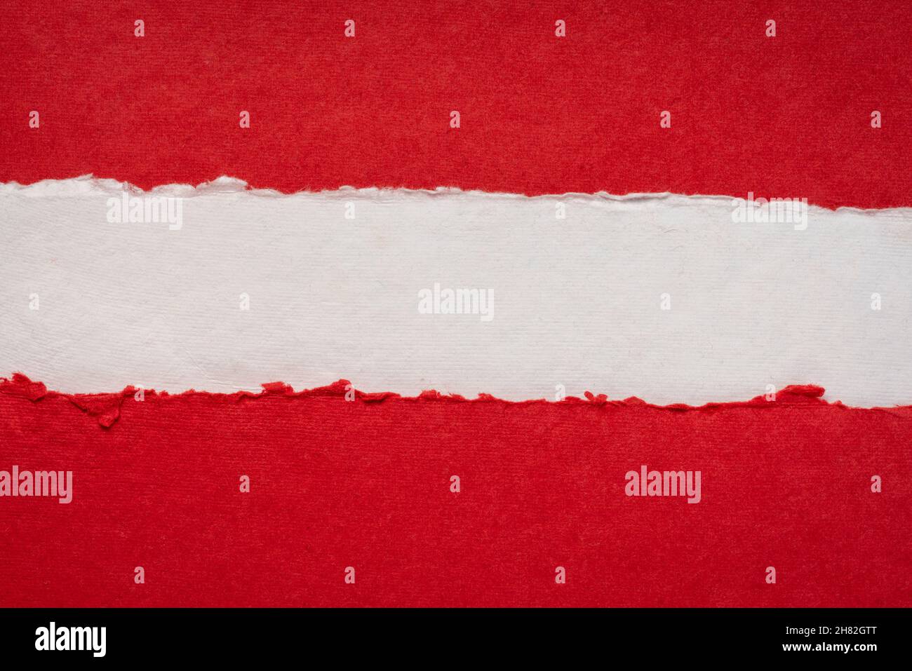 paper abstract in colors of Austria national flag - red, white and red ...