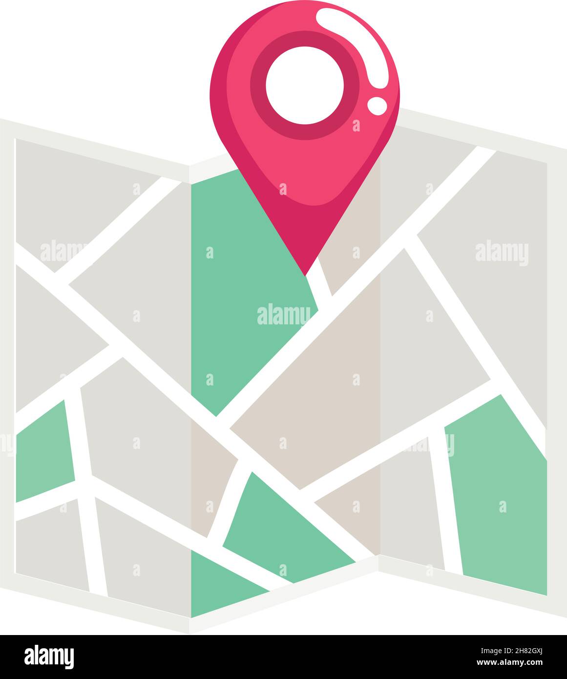 map with pin location Stock Vector Image & Art - Alamy