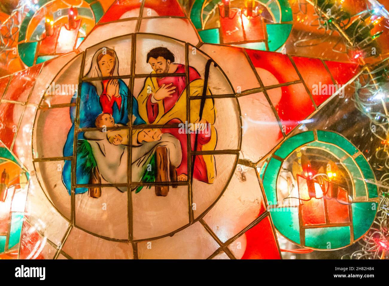 Multi-colored 'parol,' Filipino traditional Christmas lanterns and ...