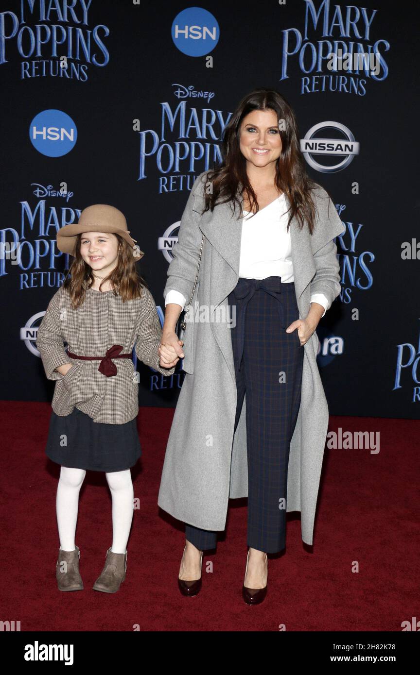 Tiffani Thiessen and Harper Renn Smith at the World premiere of Disney ...