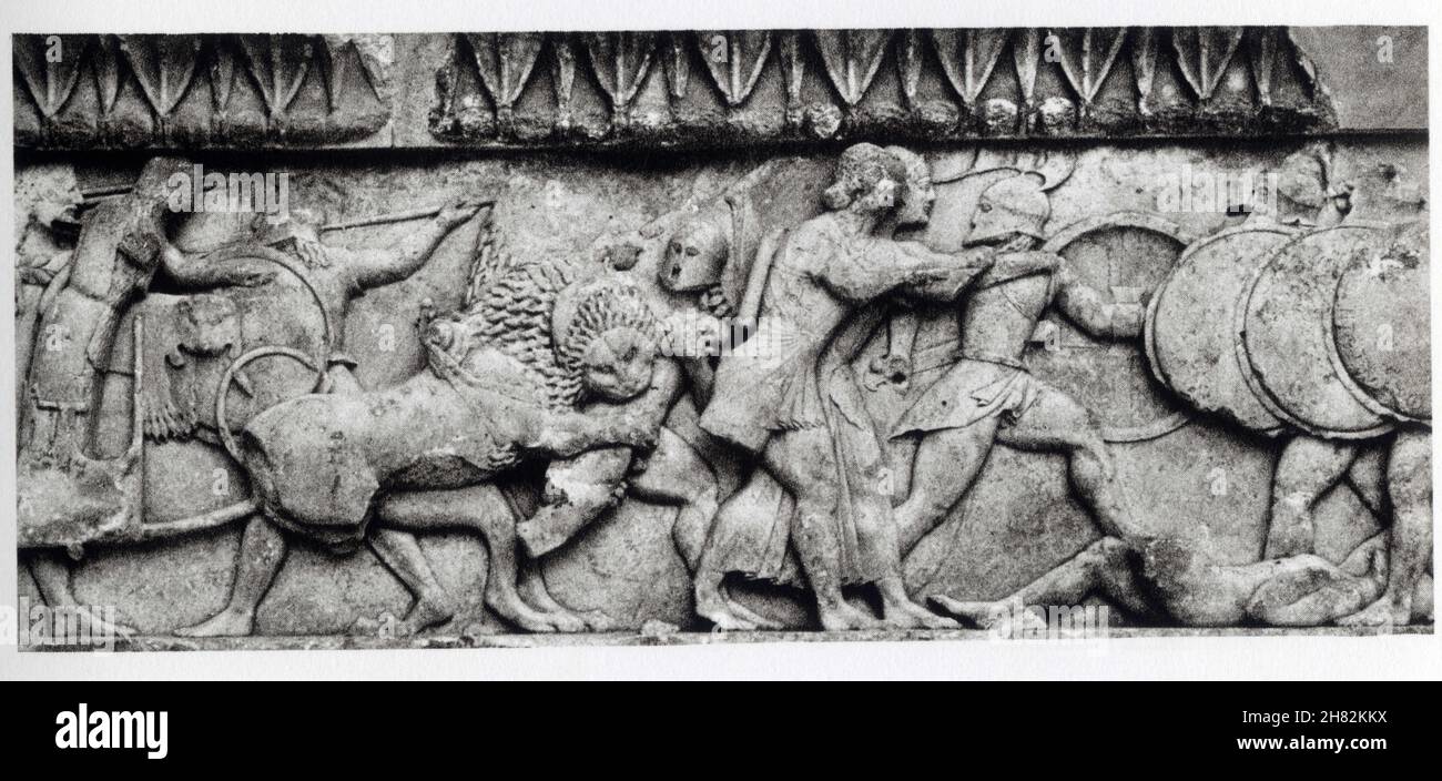 Battle between the gods and the giants Stock Photo - Alamy