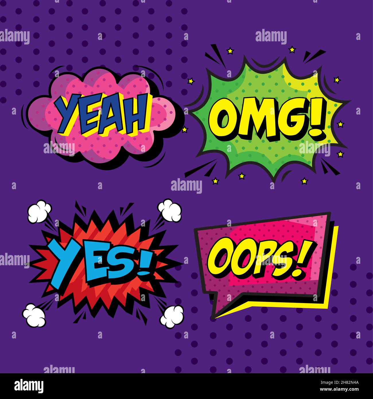 set of exclamations Stock Vector Image & Art - Alamy