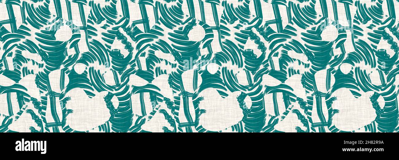 Seamless two tone hand drawn brushed effect pattern border swatch Stock ...