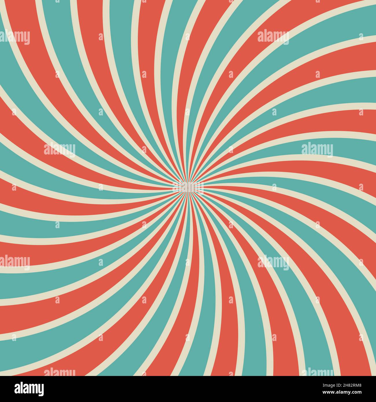 Sunlight retro background. blue and red color burst background. Vector ...