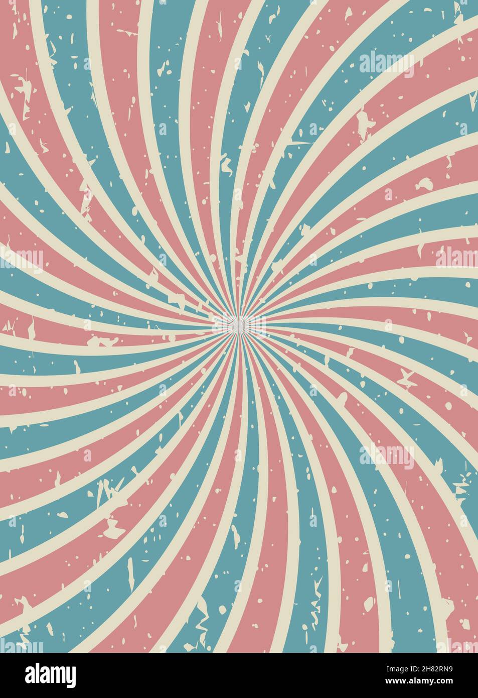 Sunlight retro faded grunge background. blue and red color burst ...