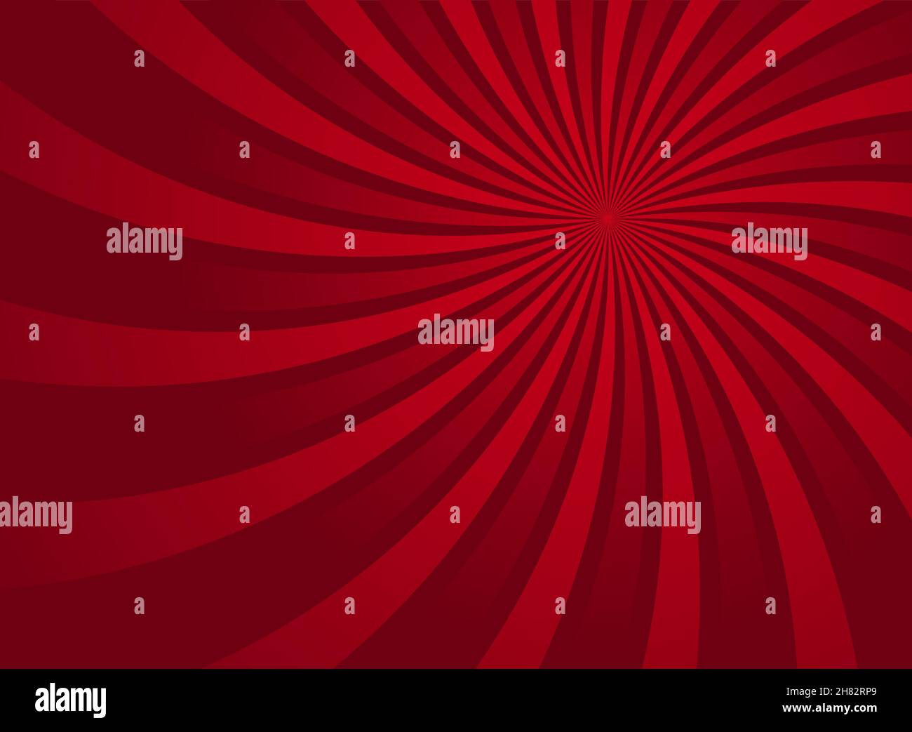 Sunlight spiral rays background. Red swirl focus background. Vector ...