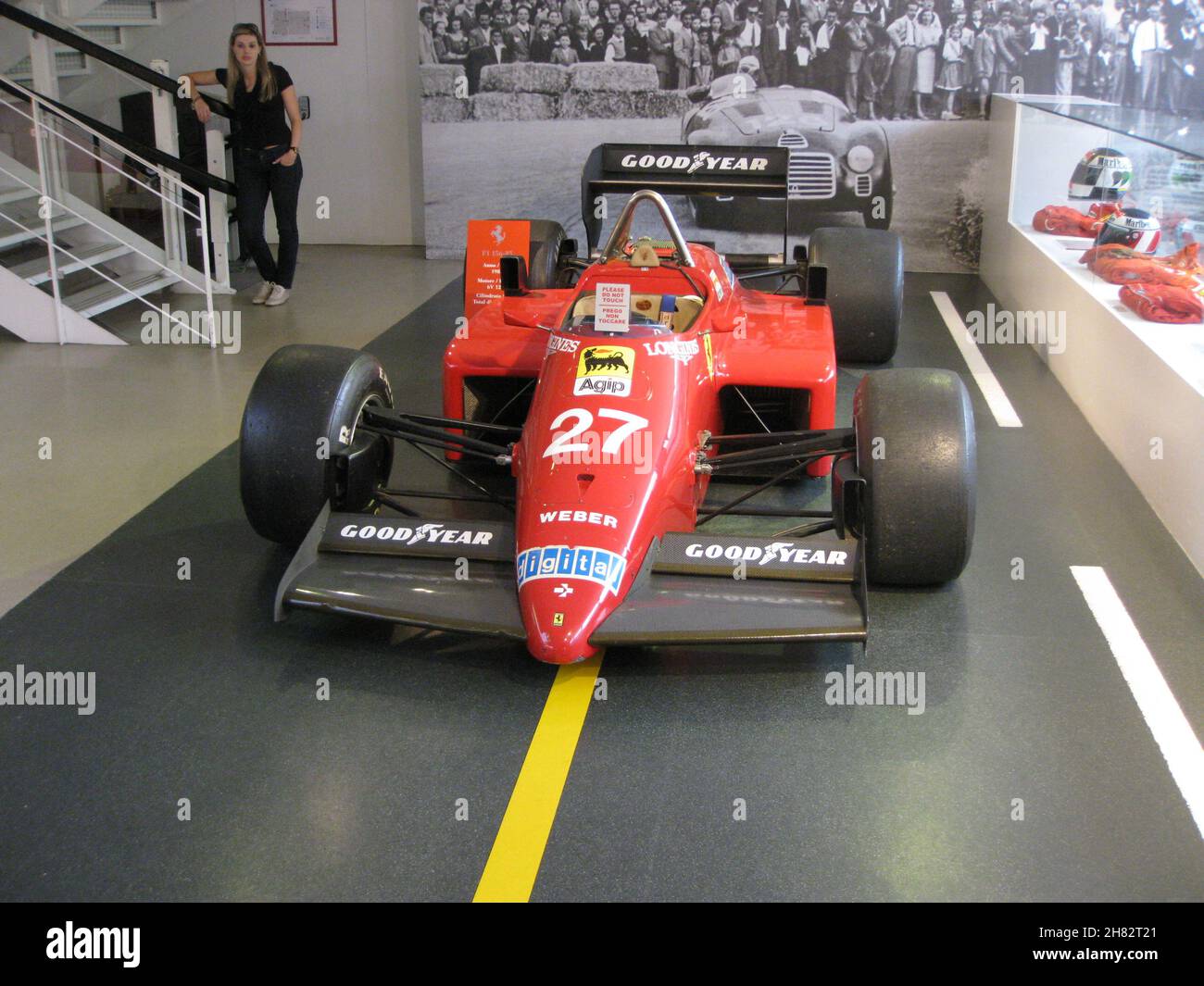 Museo Ferrari, Maranello, Italy. The Ferrari 156/85 was designed by ...