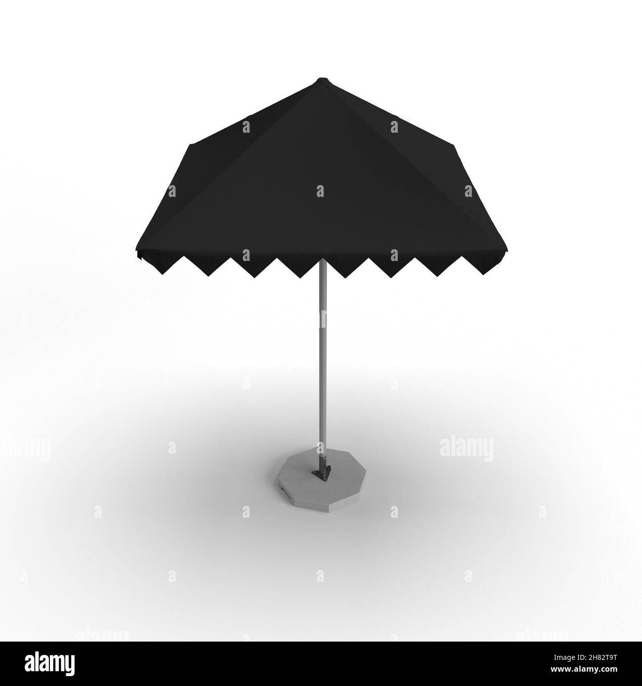 White Promotional Aluminum Sun Pop Up parasol Umbrella For Advertising ...