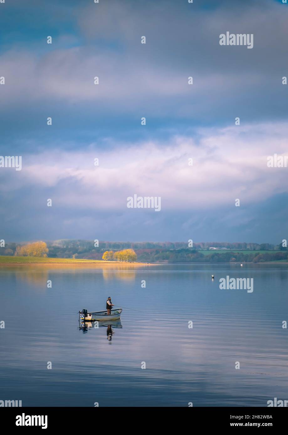 Fishing boat rutland water rutland hi-res stock photography and images ...