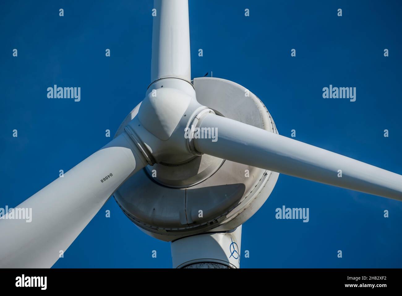 The centre of a wind turbine Stock Photo - Alamy