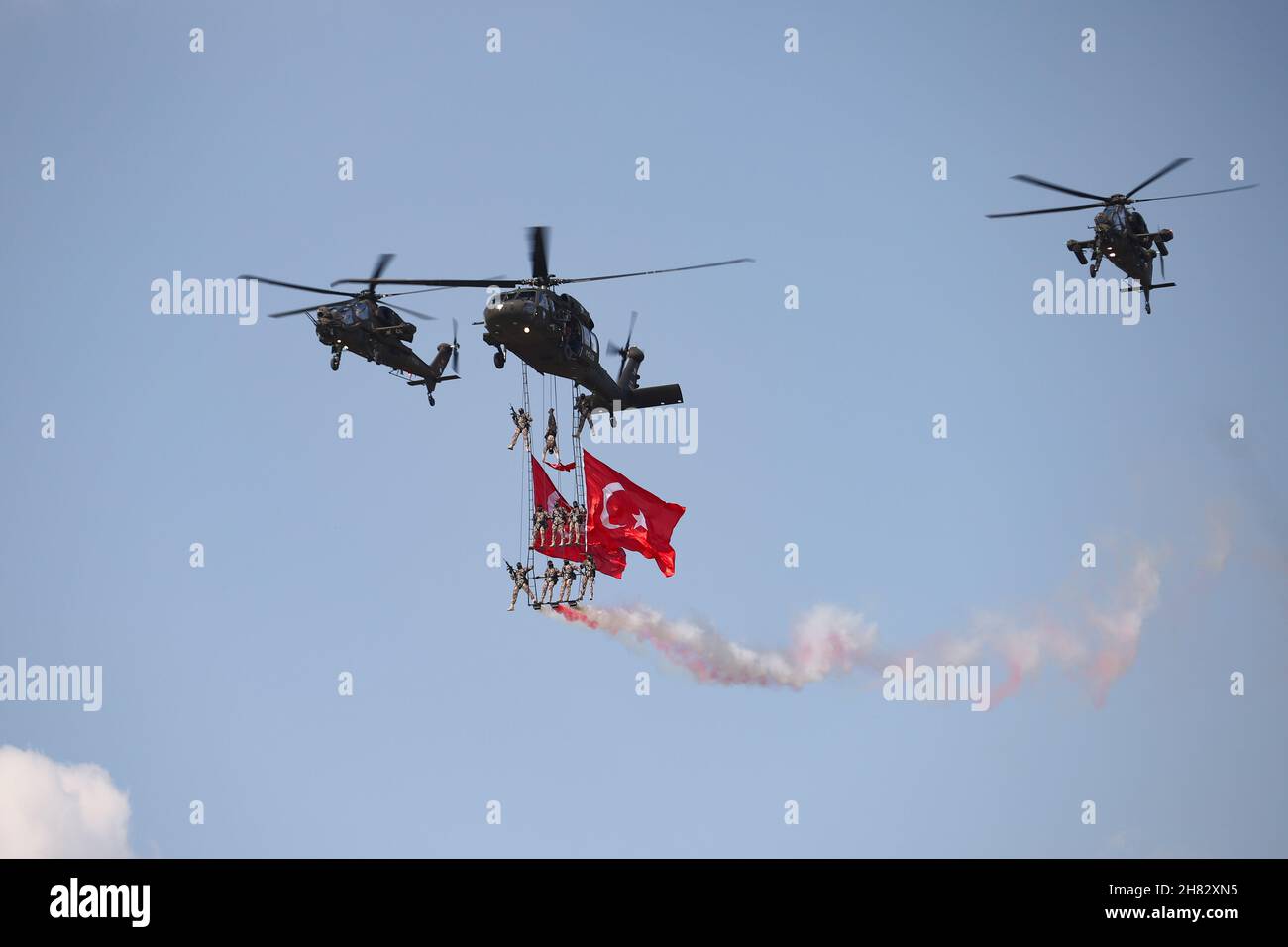 ANKARA, TURKEY - JUNE 26, 2021: Turkish Police Force Helicopters ...