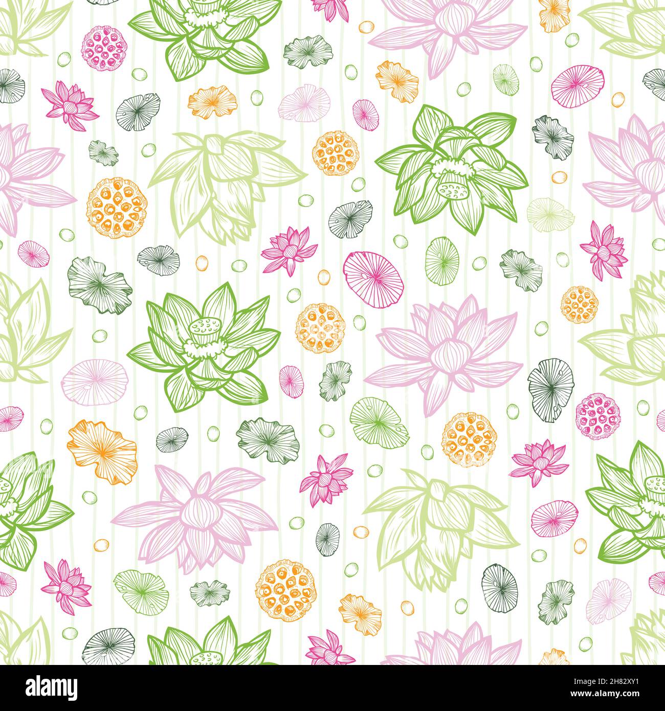 Faint pink flowers Stock Vector Images - Alamy