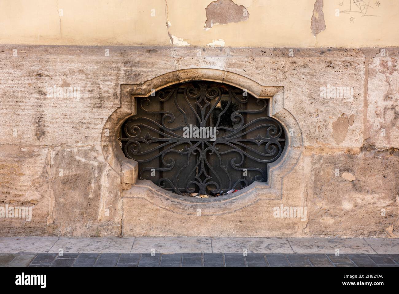 Detail of a building - street window Stock Photo - Alamy