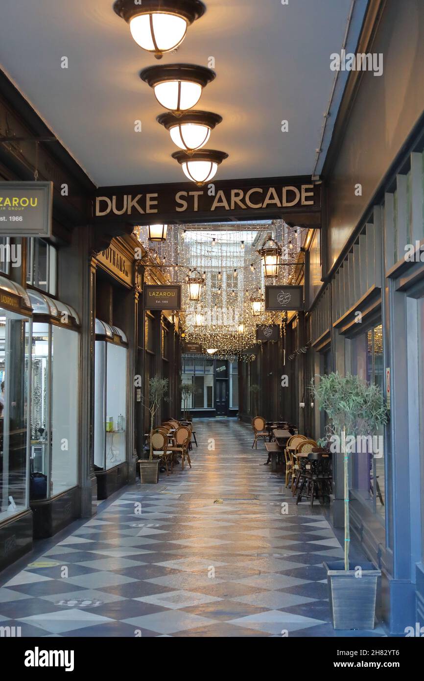 Duke St Arcade in Cardiff city, Wales, UK Stock Photo - Alamy