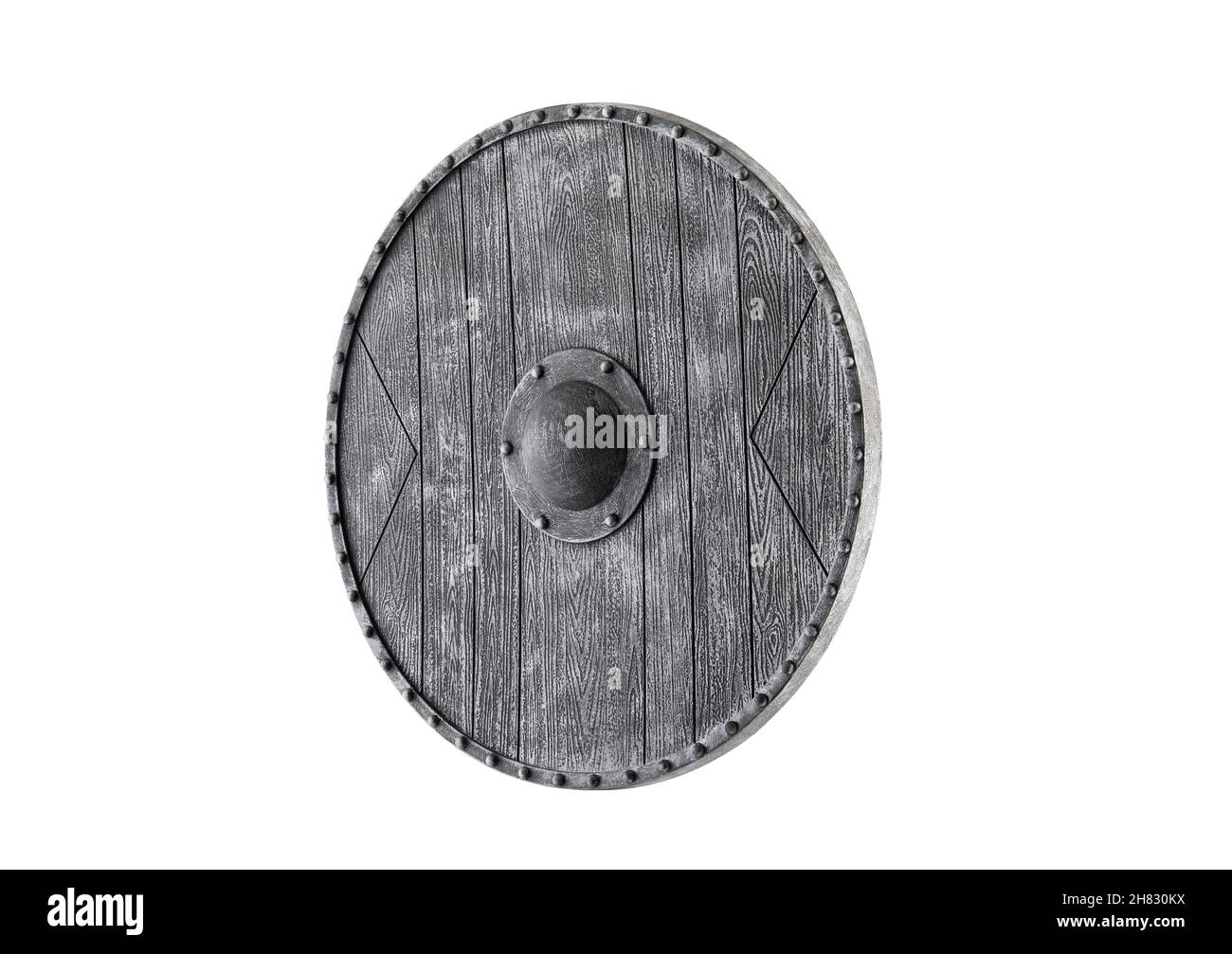 Old round shield isolated on white background with clipping path Stock ...