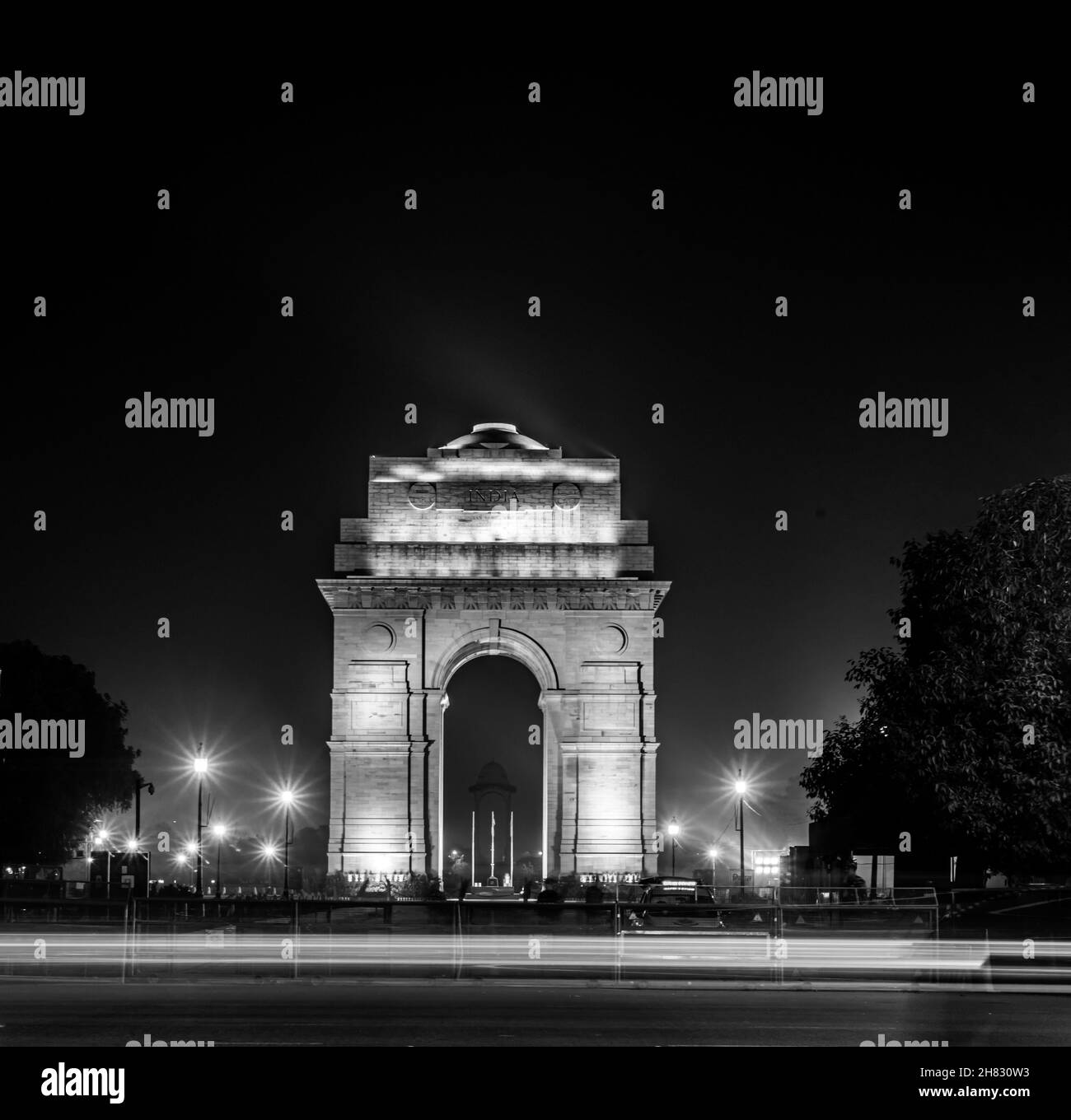 India gate Black and White Stock Photos & Images - Alamy