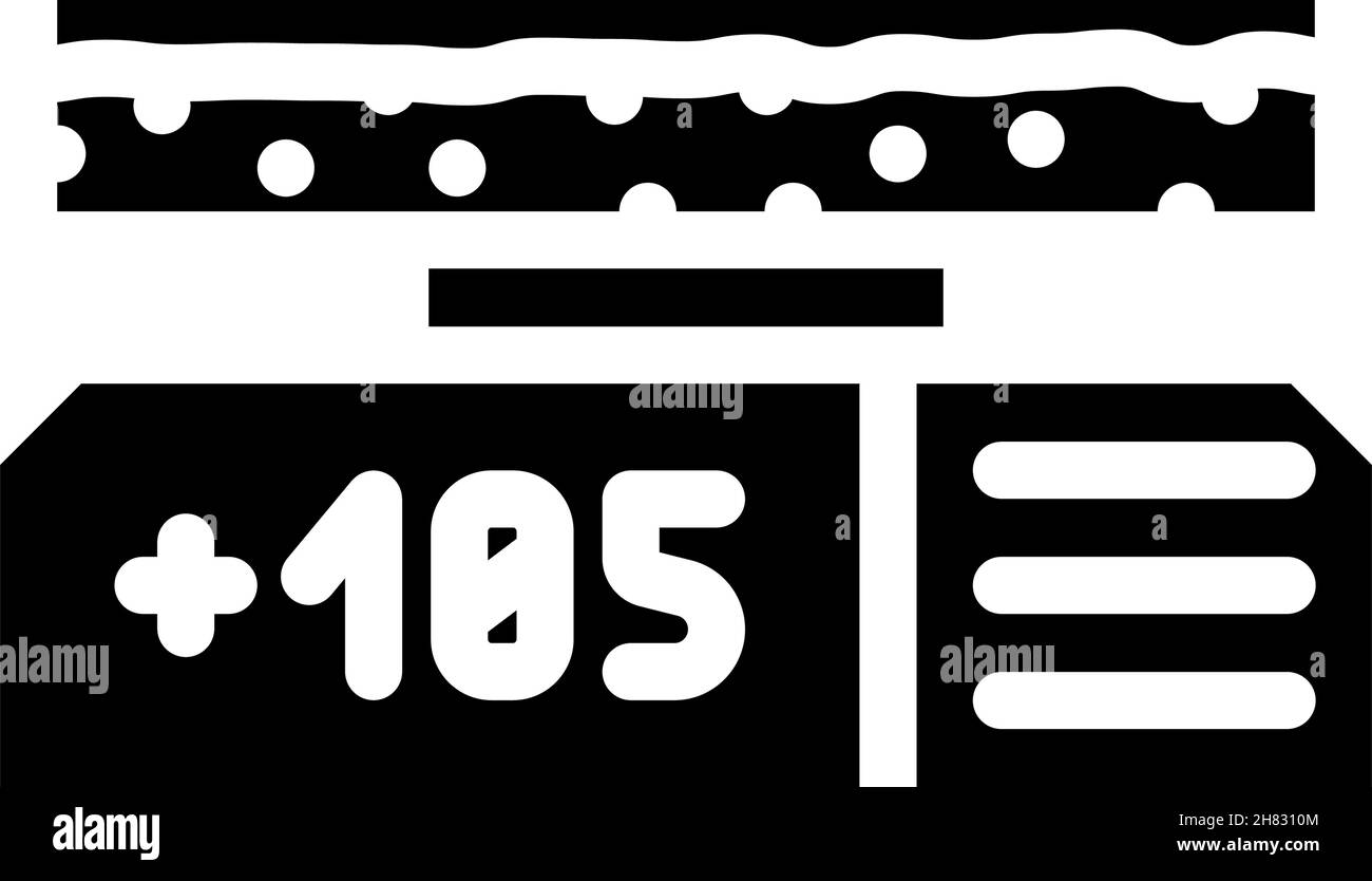 heating plate laboratory glyph icon vector illustration Stock Vector ...