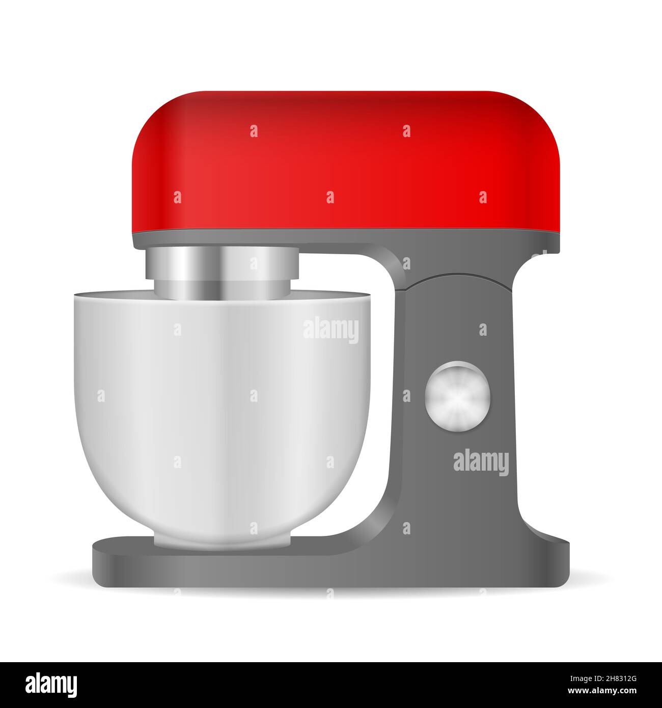 Stand mixer on a white background. Vector illustration Stock Photo - Alamy