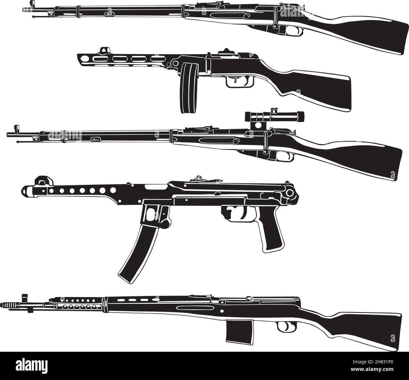 Mauser automatic Stock Vector Images - Alamy