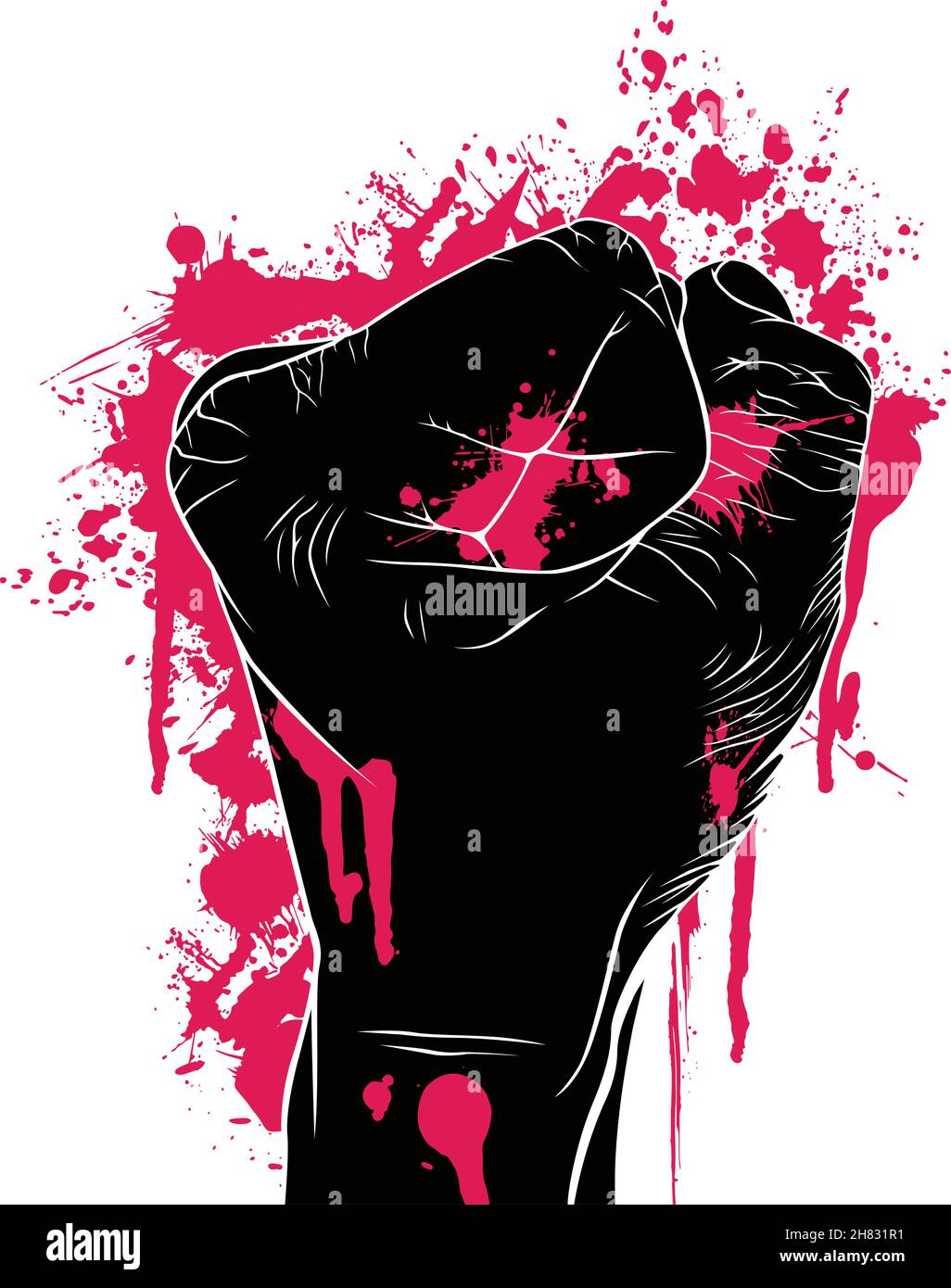 Abstract of aggression, vector illustration Stock Vector Image & Art ...