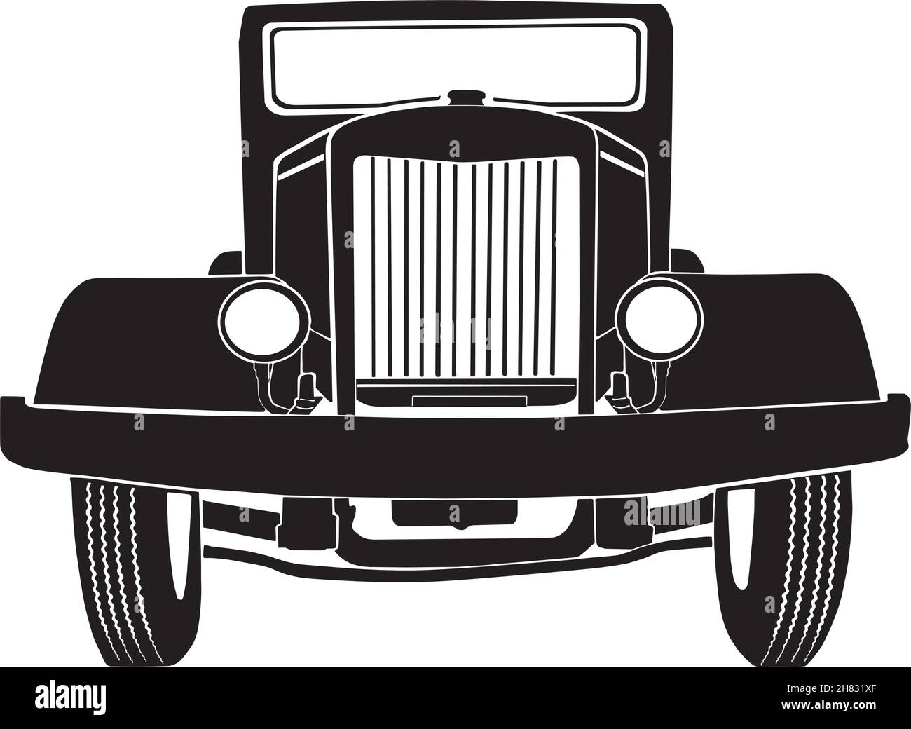 Classic luxury car in Stock Vector Images - Alamy