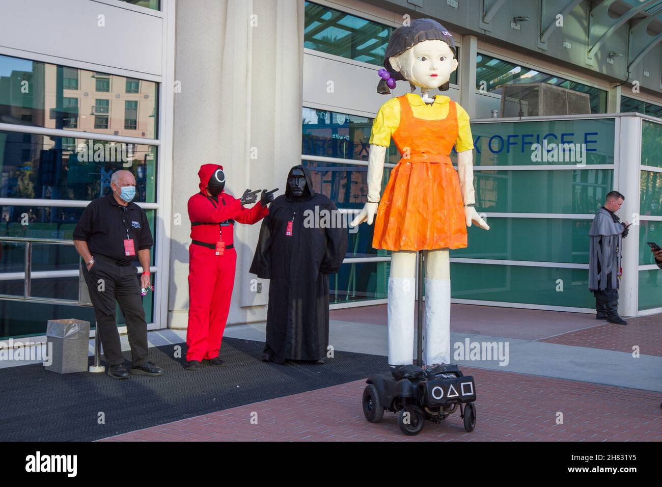 Squid game doll hi-res stock photography and images - Alamy