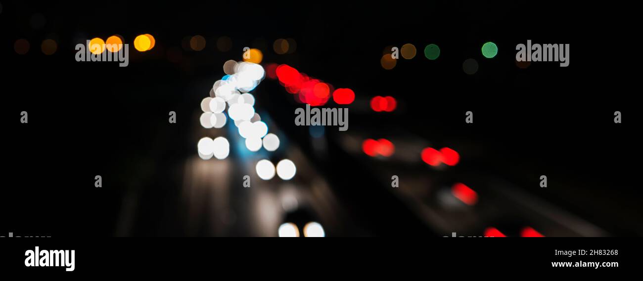 Rush hour traffic lights Stock Photo - Alamy