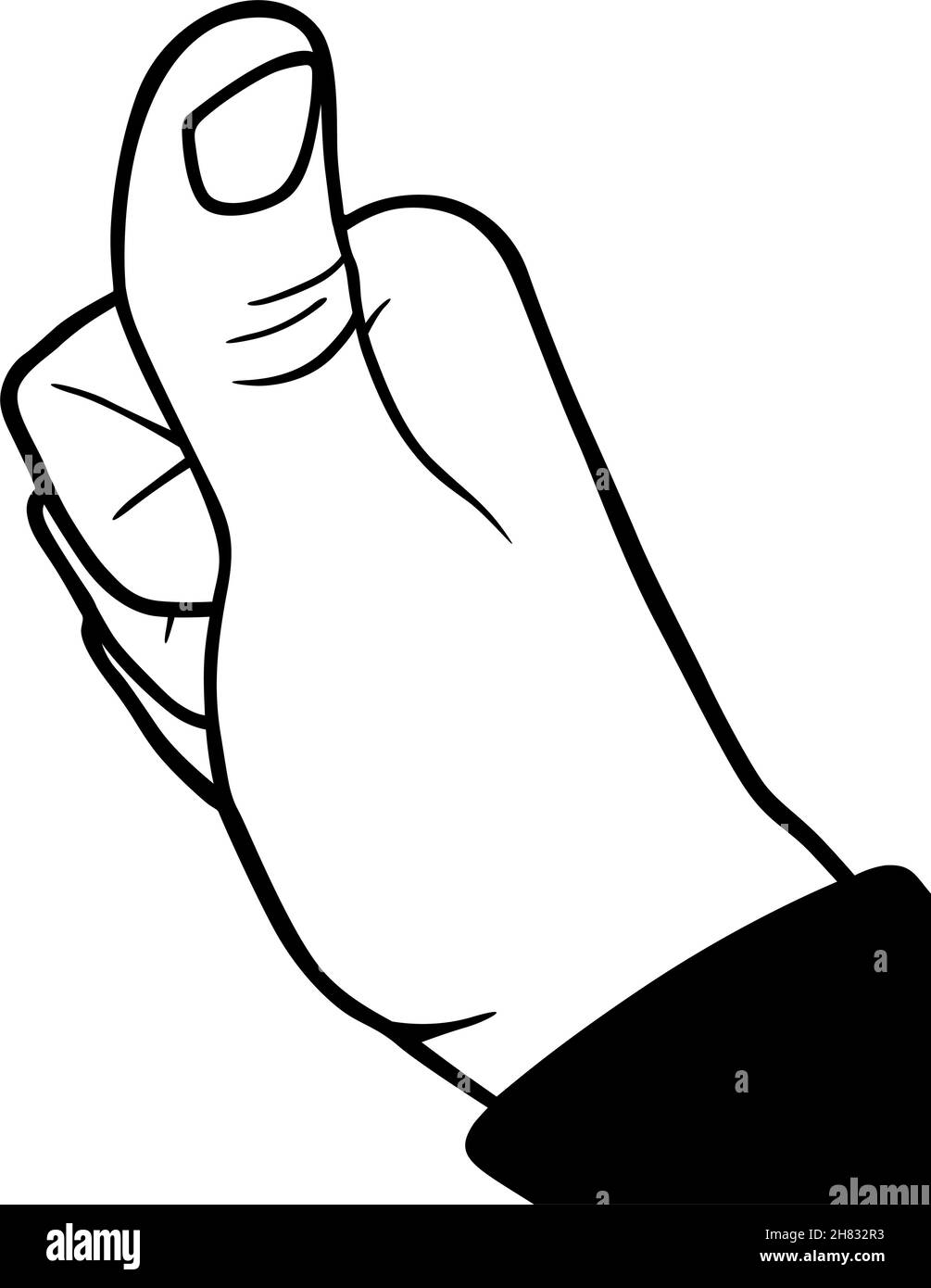 Accepting hand, business theme, vector illustration Stock Vector Image ...