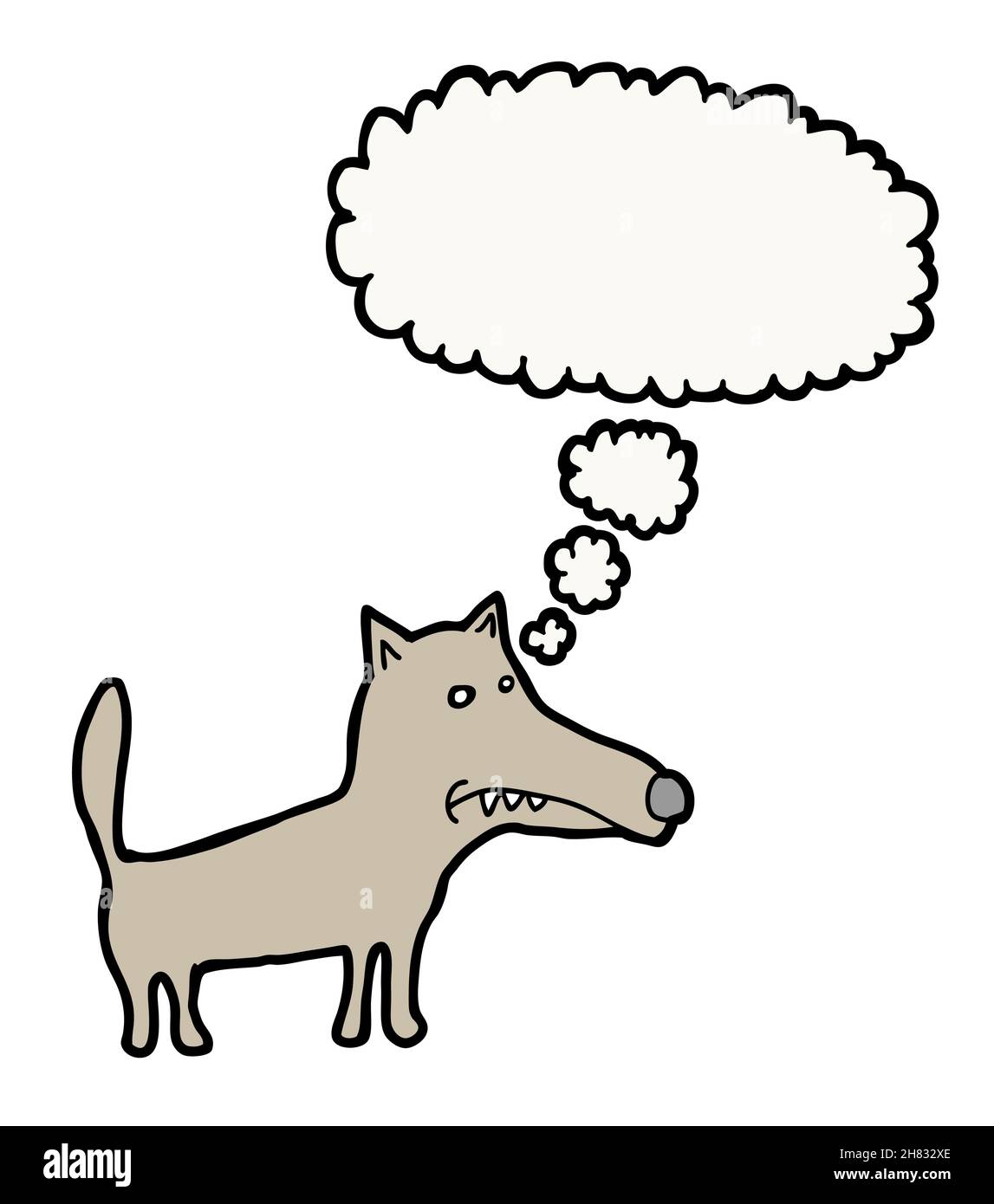 Animal thinking Stock Vector Images - Alamy