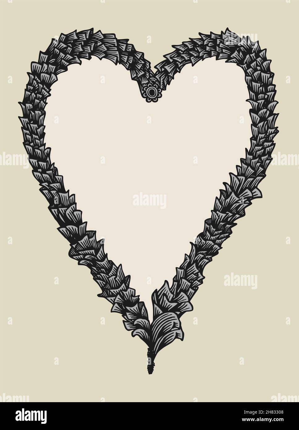 Heart pen on valentines Stock Vector Images - Alamy