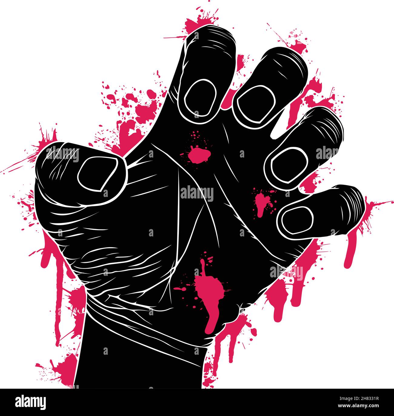 Abstract of aggression, vector illustration Stock Vector Image & Art ...