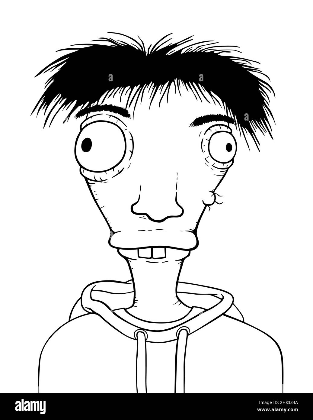 Individual boy, cartoon illustration Stock Vector Image & Art - Alamy