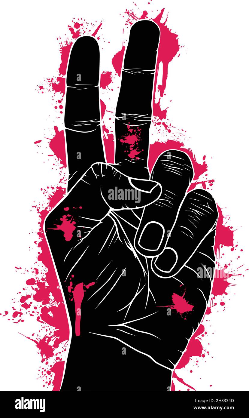 Abstract of aggression, vector illustration Stock Vector Image & Art ...