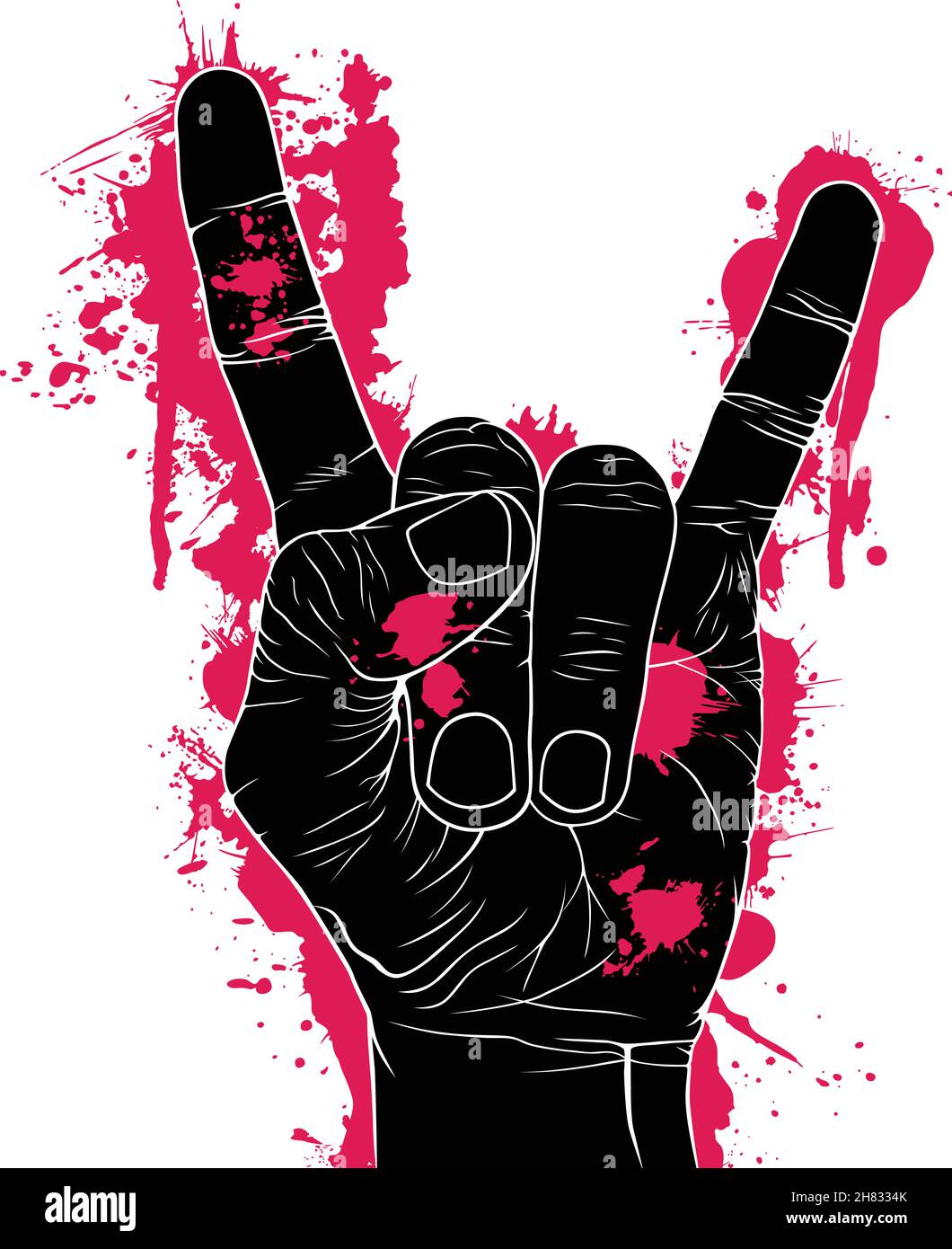 Abstract of aggression, vector illustration Stock Vector Image & Art ...