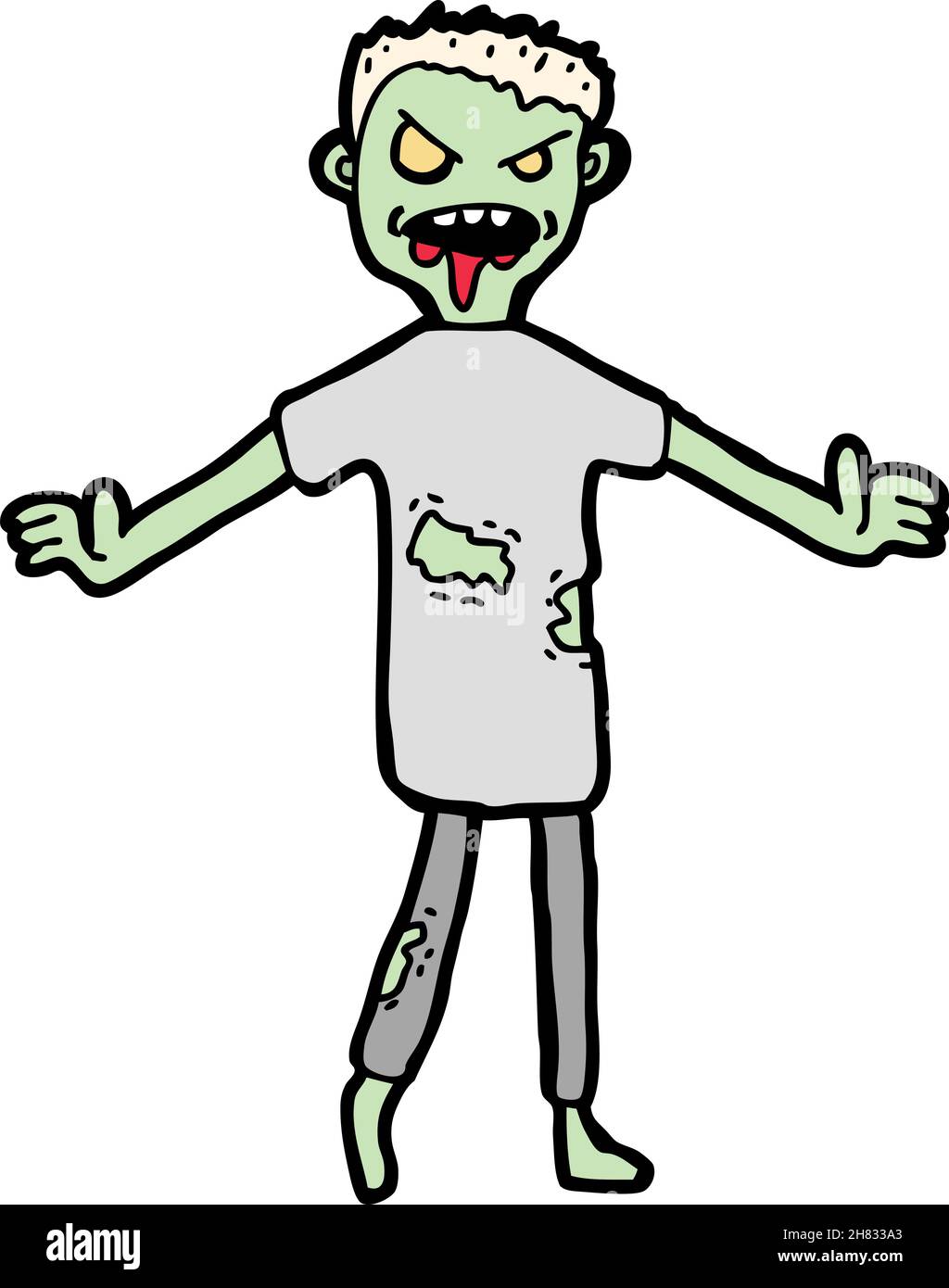Zombie cartoon Stock Vector Images - Alamy