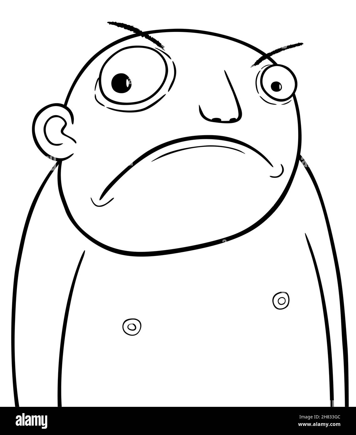 Kid cartoon, something need, vector illustration Stock Vector Image ...