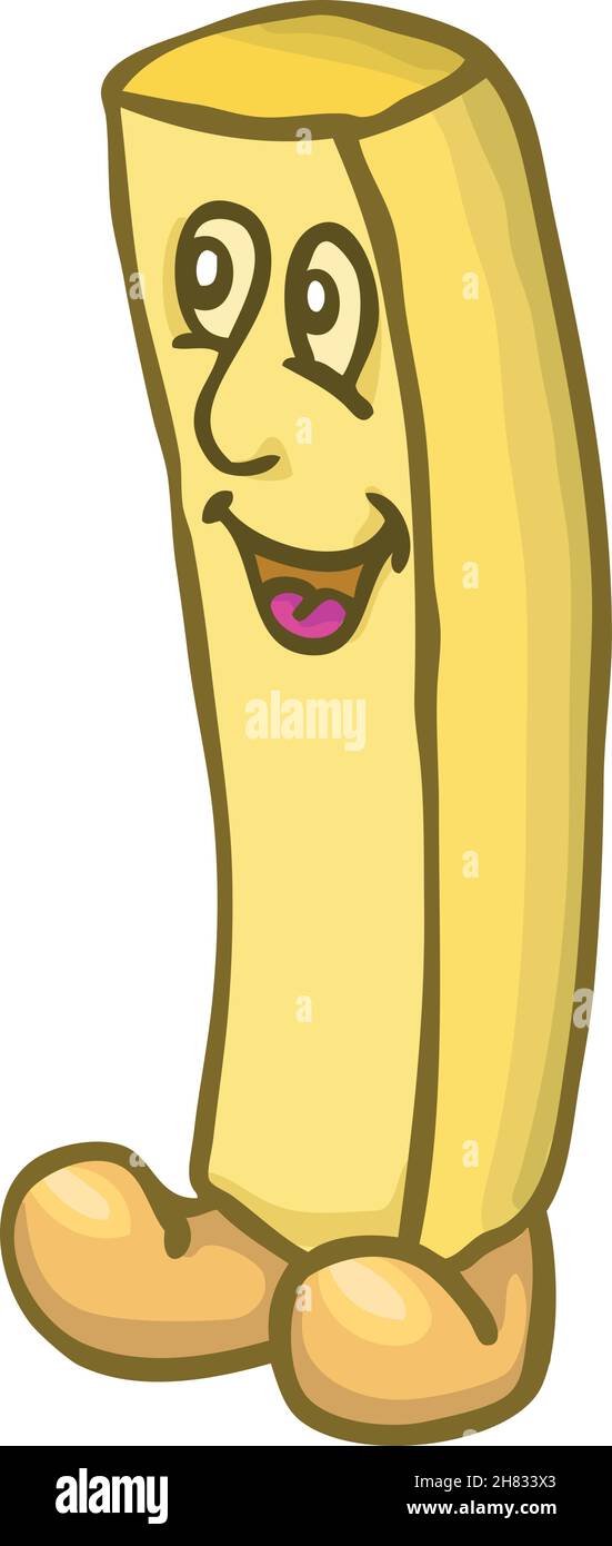 French fries sketch hand Cut Out Stock Images & Pictures - Alamy