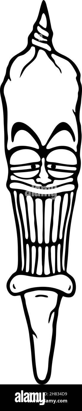 Painted funny joint, vector illustration Stock Vector Image & Art - Alamy