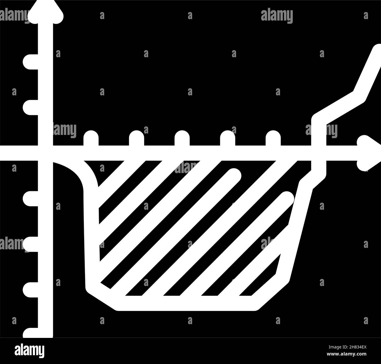 death valley glyph icon vector illustration Stock Vector Image & Art ...