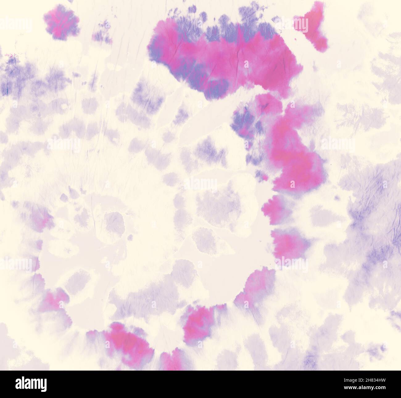 Art Dyed Dress. Batik Pattern. Artistic Style. Pastel Spiral Tie-dye ...