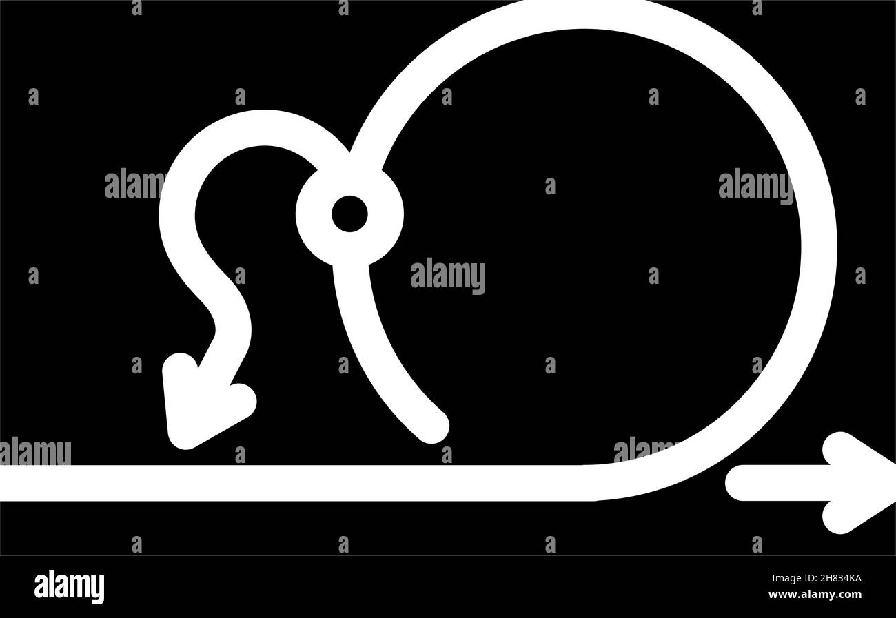 return back glyph icon vector illustration Stock Vector Image & Art - Alamy